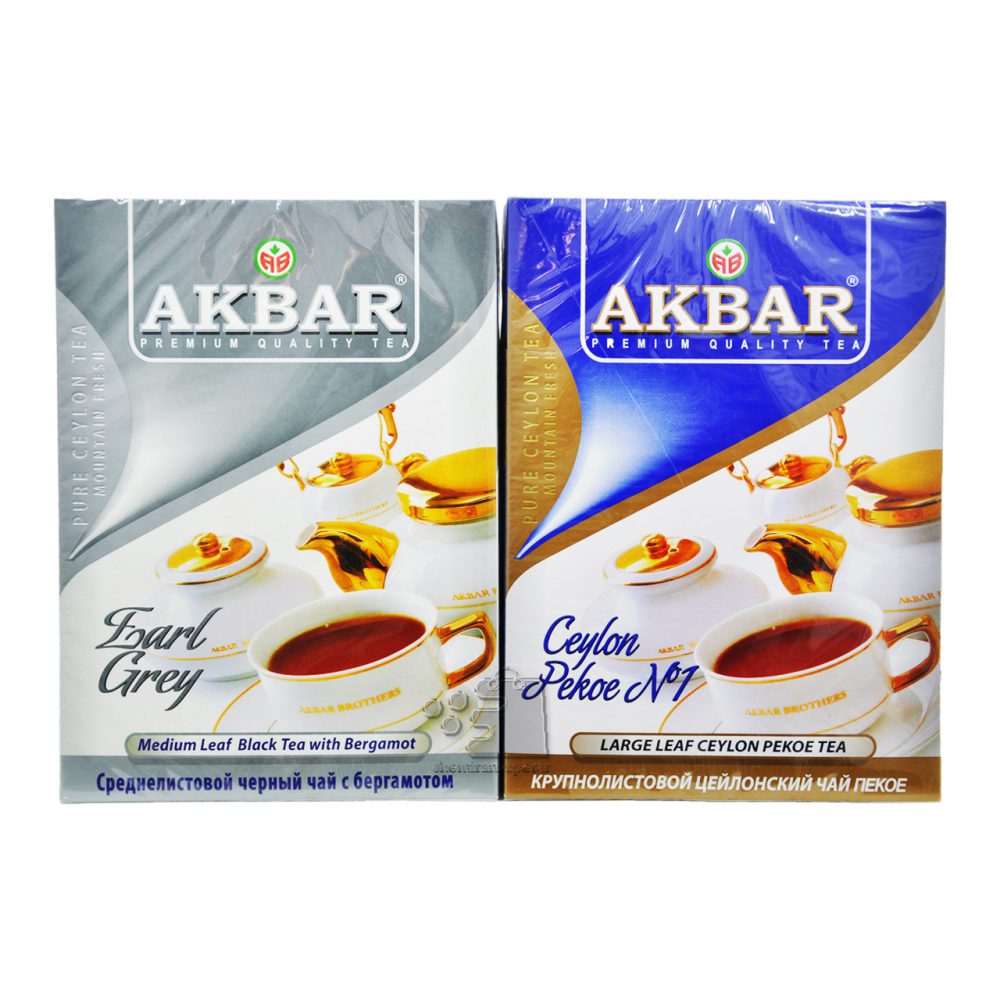 چای سیاه عطری اکبر ۵۰۰ گرم - akbar