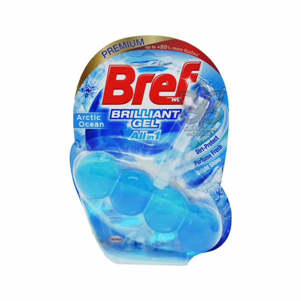 ژل خوشبو و ضدعفونی کننده توالت فرنگی رایحه اقیانوس 4 عدد بریف - bref