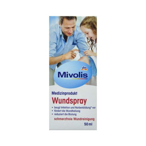 اسپری ضد عفونی کننده زخم های سطحی 50 میل میوولیس - mivolis